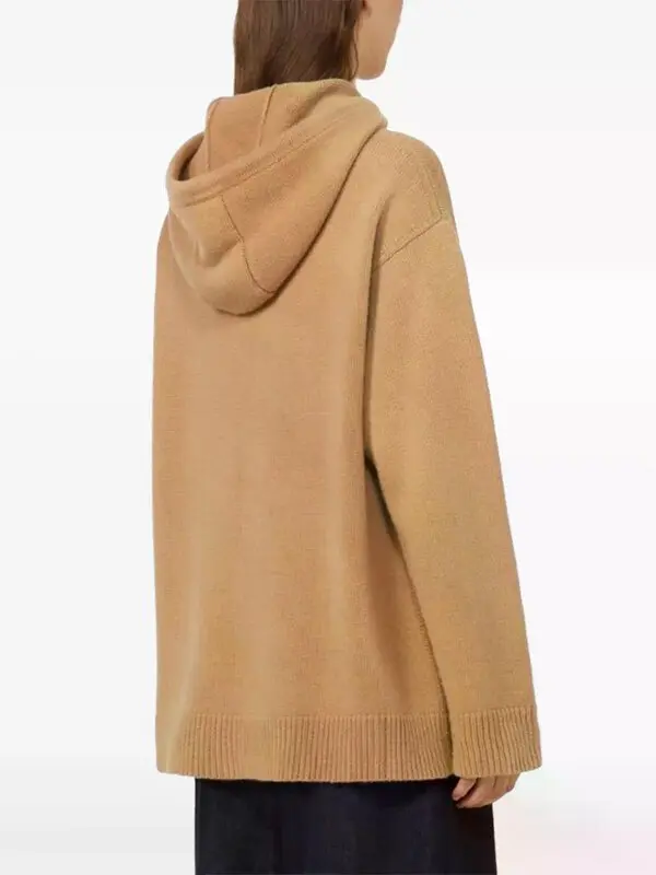 Max Mara Hooded Pocket Sweater - Neutrals