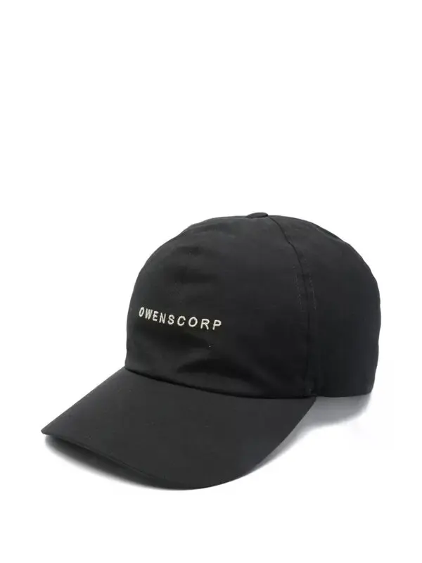 Rick Owens Embroidered Baseball Cap - Black