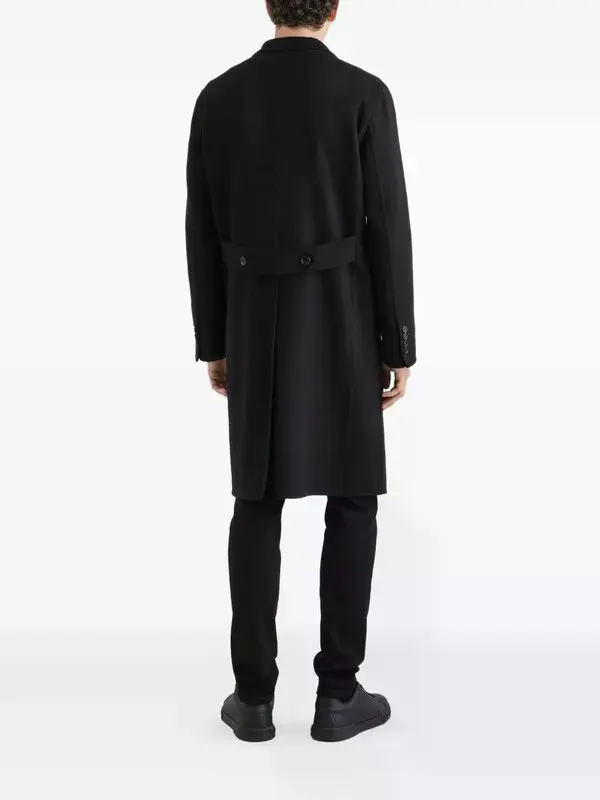 Dolce & Gabbana Double-breasted Cashmere Coat - Black