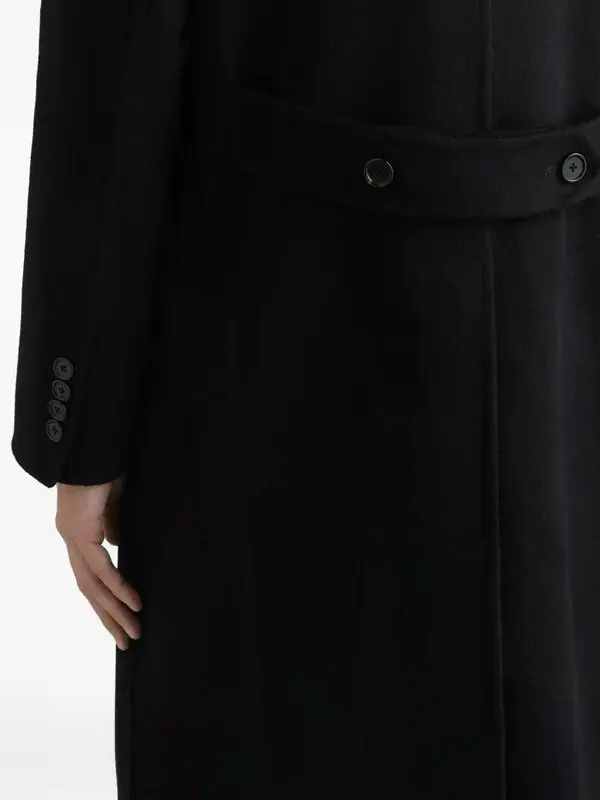 Dolce & Gabbana Double-breasted Cashmere Coat - Black