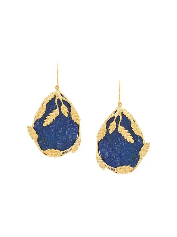 AURÉLIE BIDERMANN Francoise Lapis Lazuli Earrings - Blue