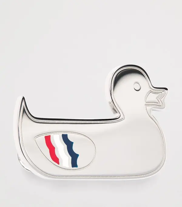 Thom Browne Sterling Duck Tie Bar