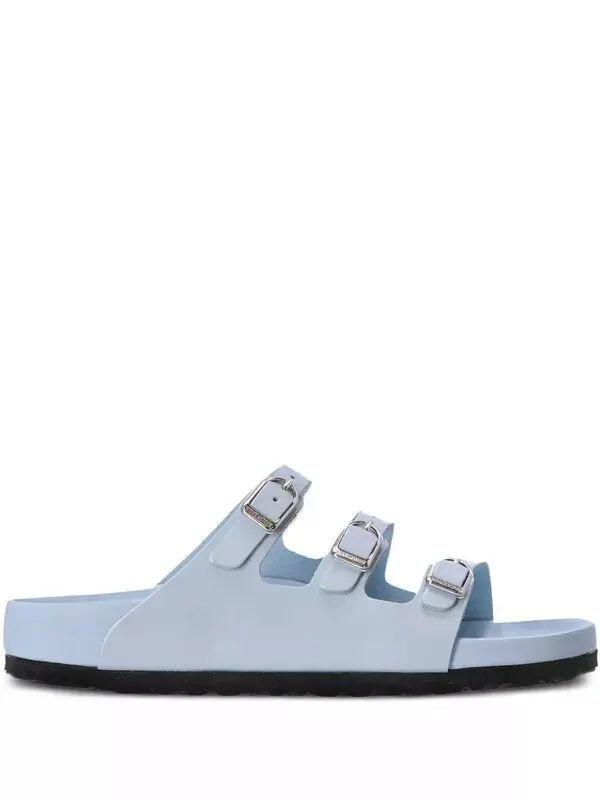 BIRKENSTOCK Florida Fresh Triple-buckle Flat Sandals - Blue