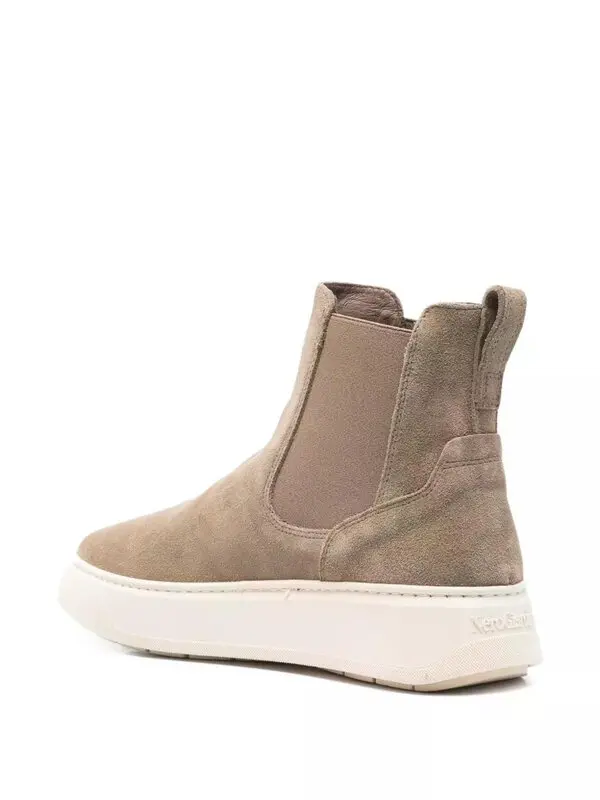 NEROGIARDINI Panelled Embellished Suede Boots