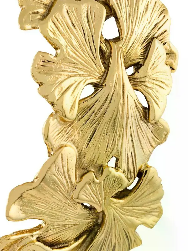 AURÉLIE BIDERMANN Gold-tone Ginkgo Leaf Cuff - Metallic