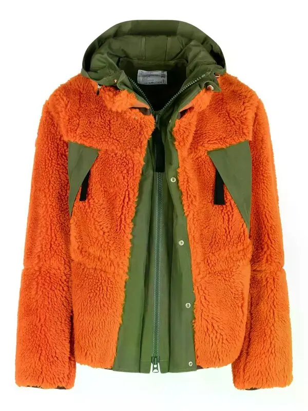 Sacai Sherpa Fleece Hooded Jacket