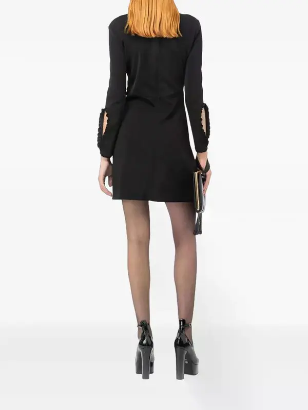 Pinko Cut-out Ruffled Mini Dress
