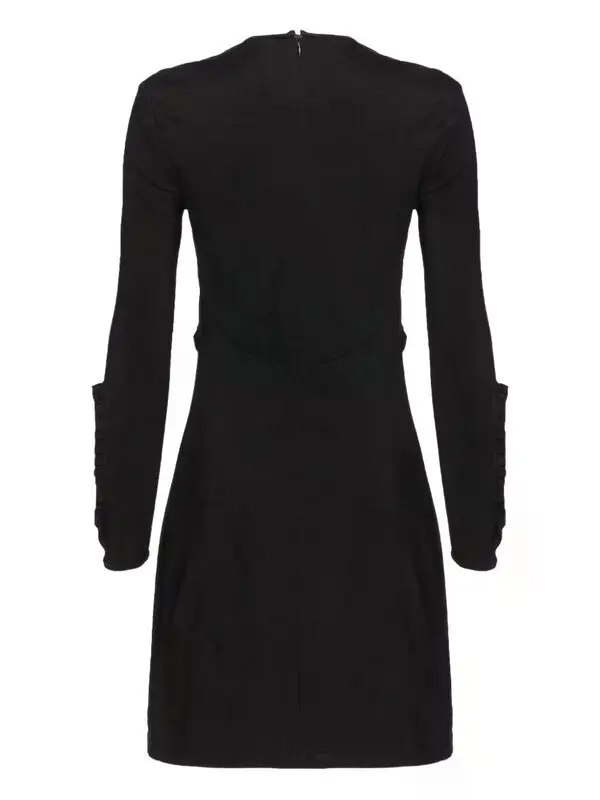 Pinko Cut-out Ruffled Mini Dress