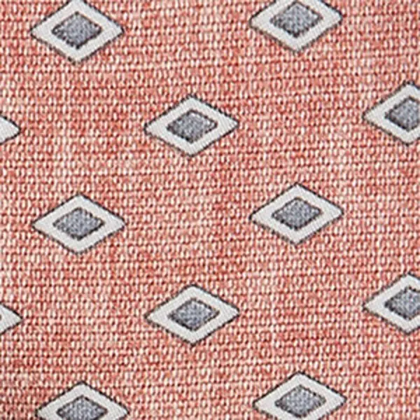 Brunello Cucinelli Silk Diamond Pocket Square - Orange