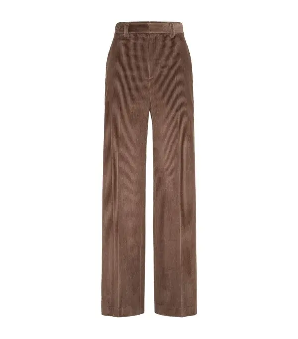 Brunello Cucinelli Corduroy Wide-leg Trousers