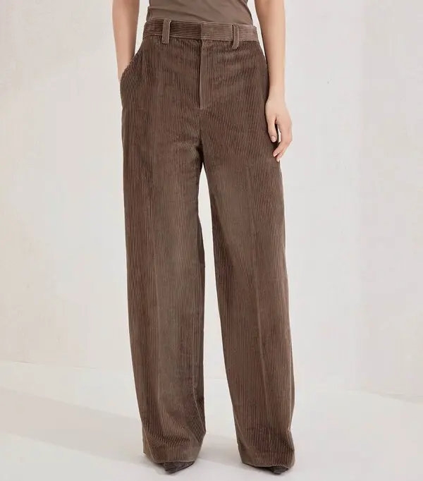 Brunello Cucinelli Corduroy Wide-leg Trousers