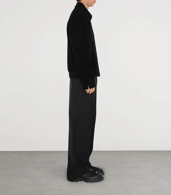 Burberry Cashmere Harrington Jacket - Black
