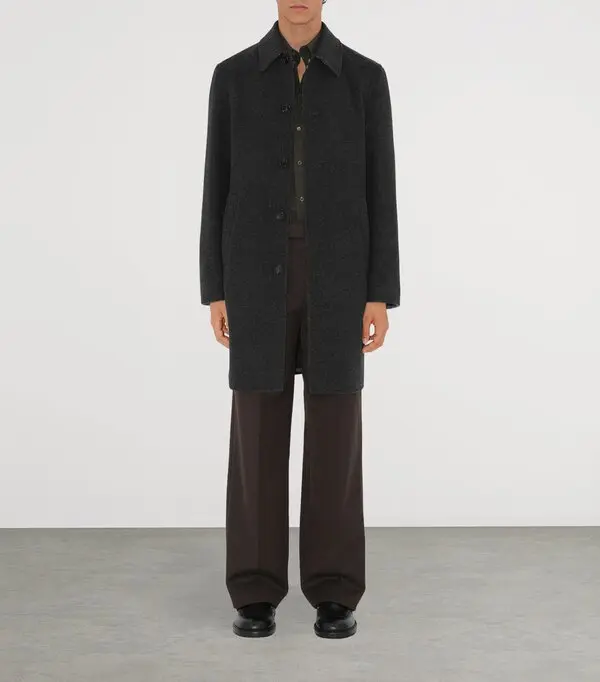 Burberry Wool Mid-length Car Coat
