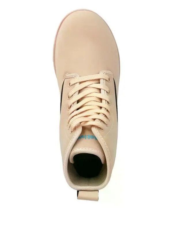 NATIVE Lace-up Ridged-sole High-top Boots