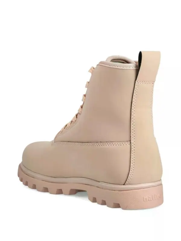 NATIVE Lace-up Ridged-sole High-top Boots