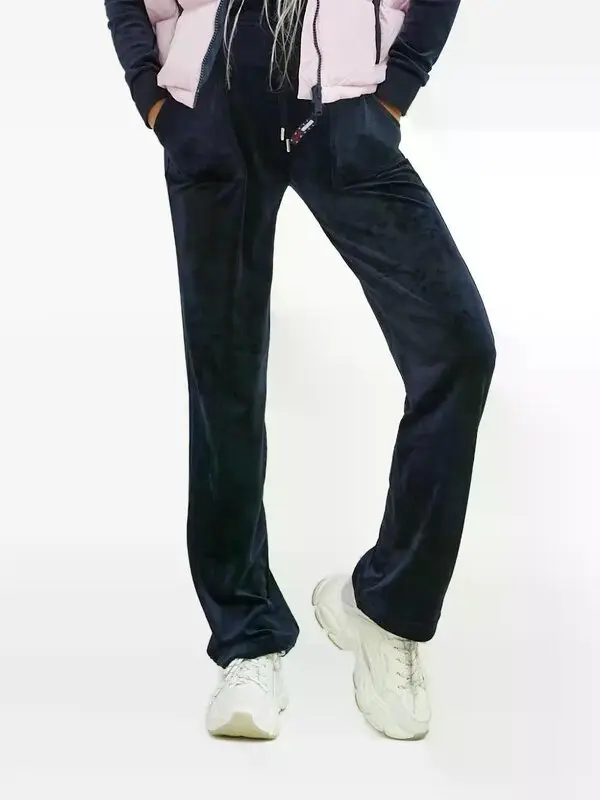 Juicy Couture Velour Track Pants - Blue