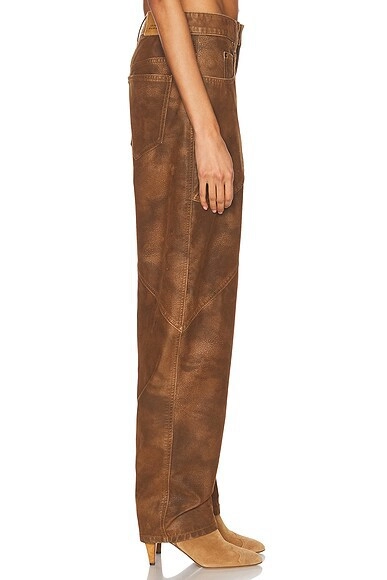 Isabel Marant Étoile Kelvina Faux Leather Trousers