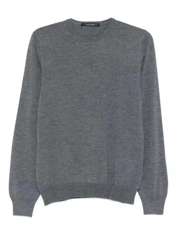 Tagliatore Crew Neck Virgin Wool Sweater