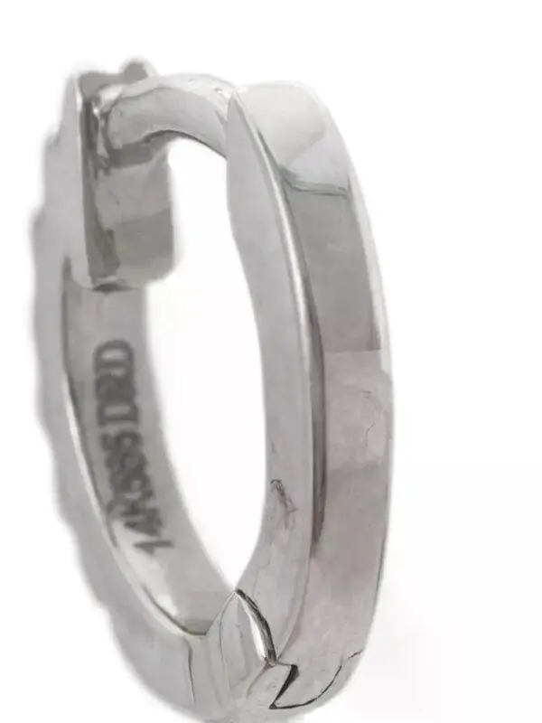 DANA REBECCA DESIGNS 14kt White Gold Diamond Huggies