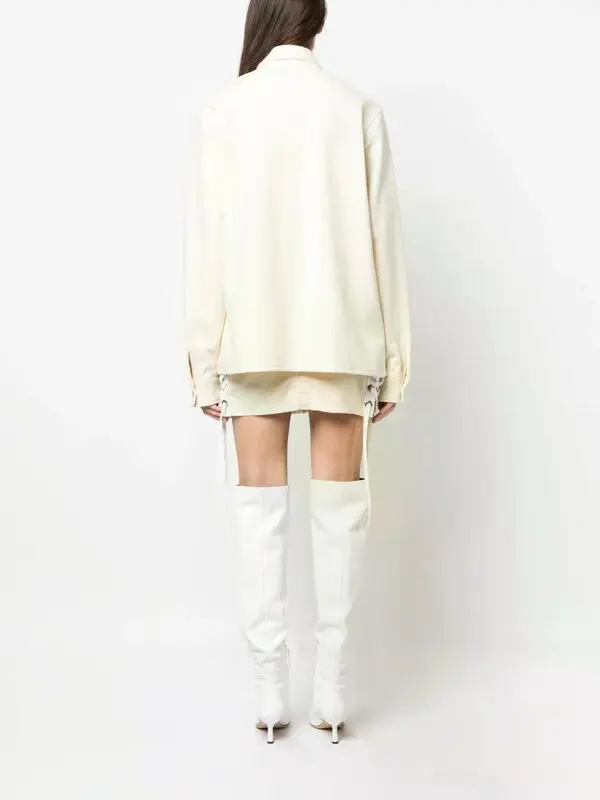 JULFER Lace-up Wool Jacket