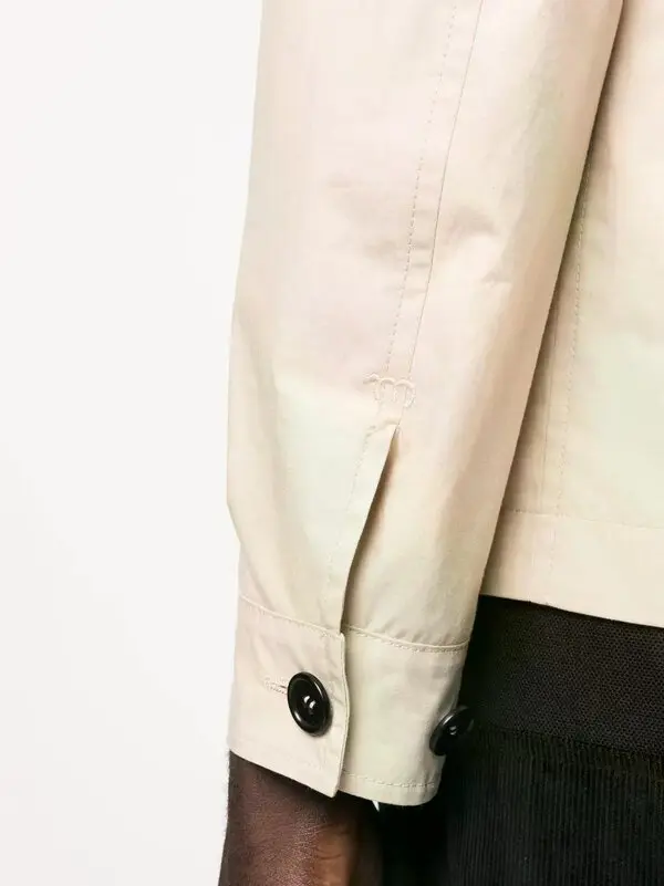 META CAMPANIA COLLECTIVE Cuban-collar Organic-cotton Shirt-jacket