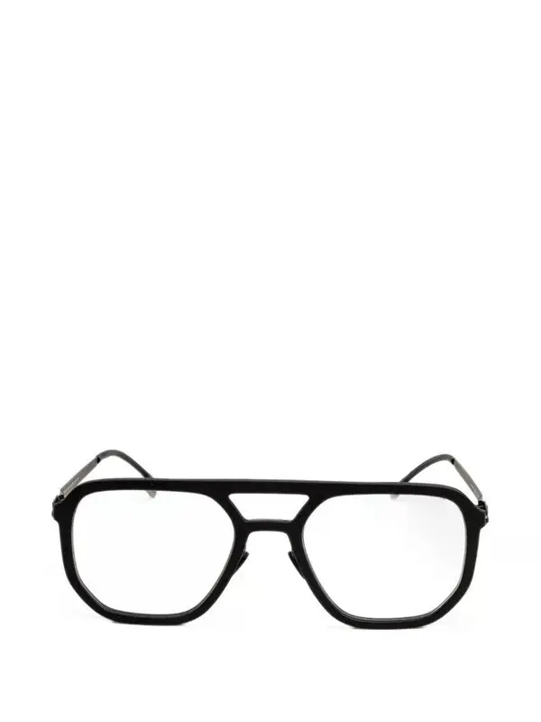 Mykita Geometric Frame Glasses - Black