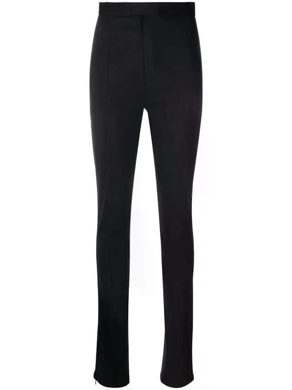 ANOUKI High-waisted Trousers With Slit Detail