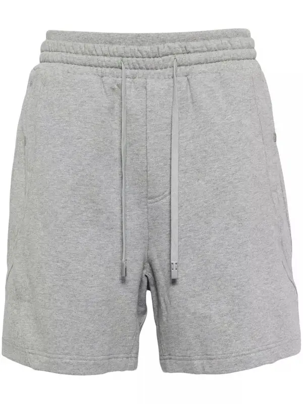 C2H4 Mélange-effect Cotton Track Shorts