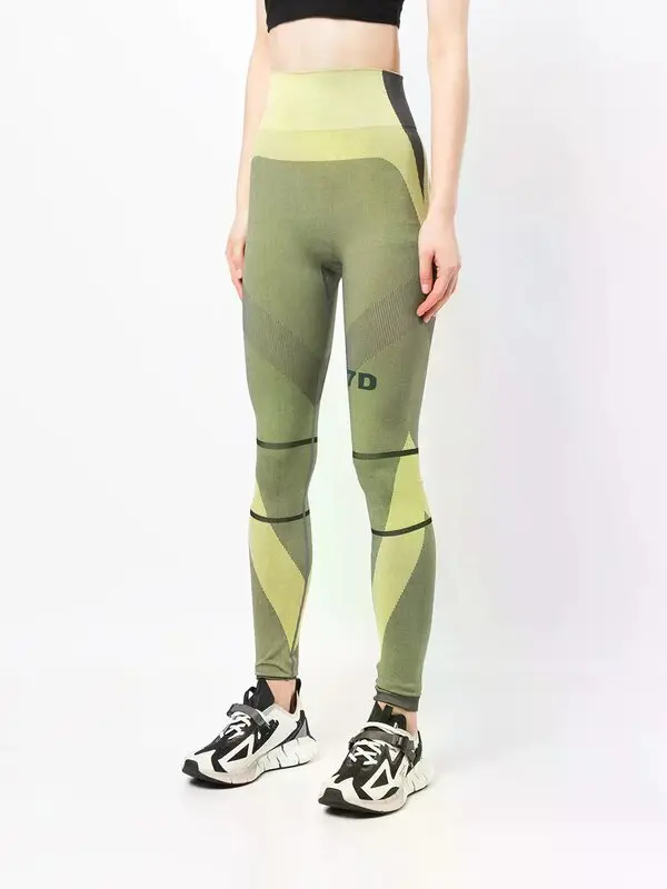 7 DAYS ACTIVE Logo-print Leggings - Yellow