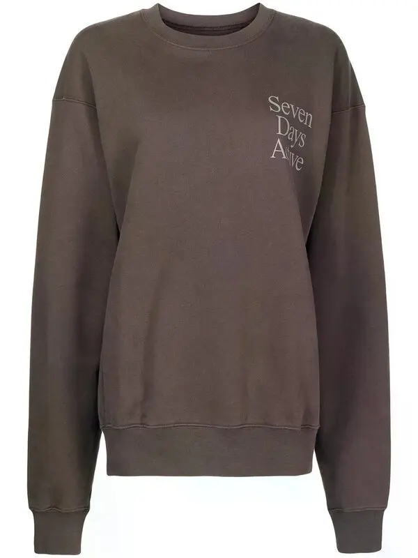 7 DAYS ACTIVE Logo Print Sweatshirt