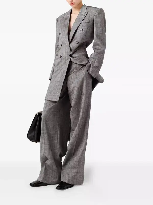 Stella McCartney Pinstripe Double-breasted Coat