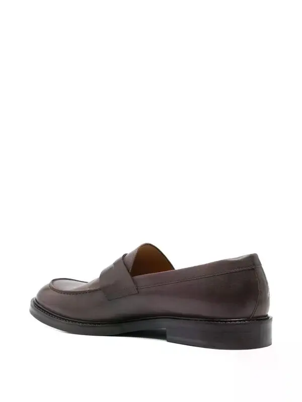 Eleventy Penny Leather Loafers