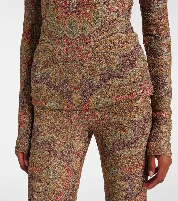 Etro Paisley Print Long-sleeve Top