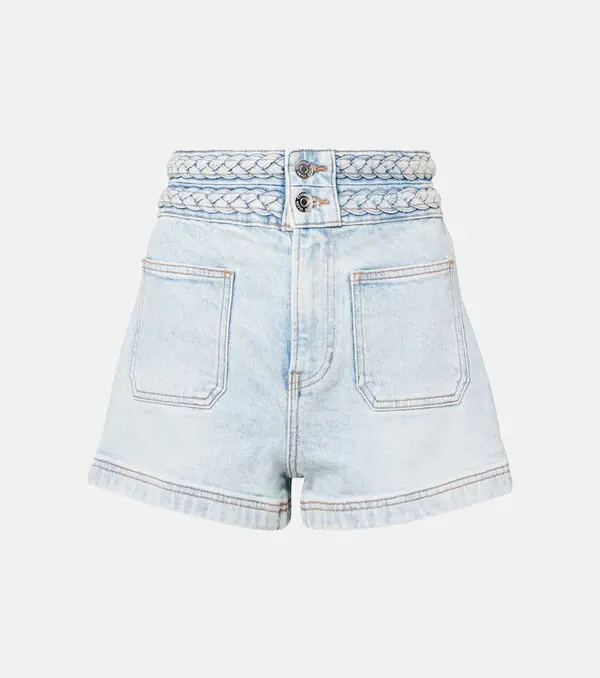 Veronica Beard Elijah High-rise Denim Shorts