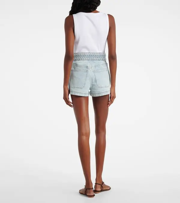 Veronica Beard Elijah High-rise Denim Shorts