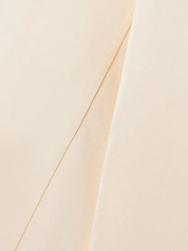 Khaite Durion Open-back Satin Top - Neutrals