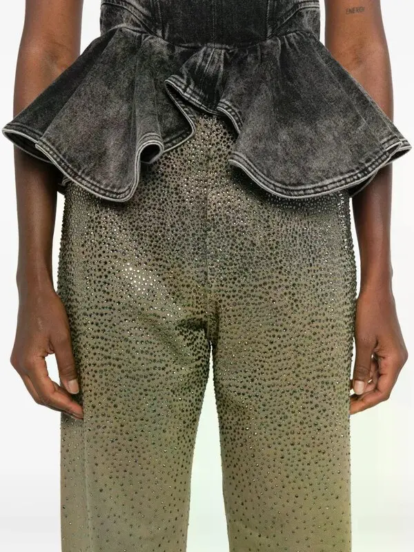GOLDEN GOOSE Swarovski Crystal Embellished Jeans