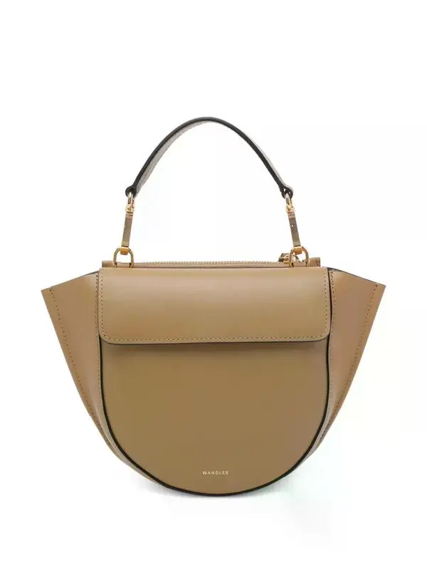 WANDLER Mini Hortensia Leather Tote - Brown