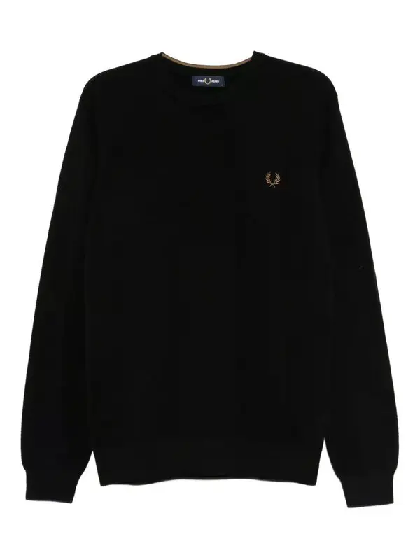 Fred Perry Piqué-stitched Top - Black