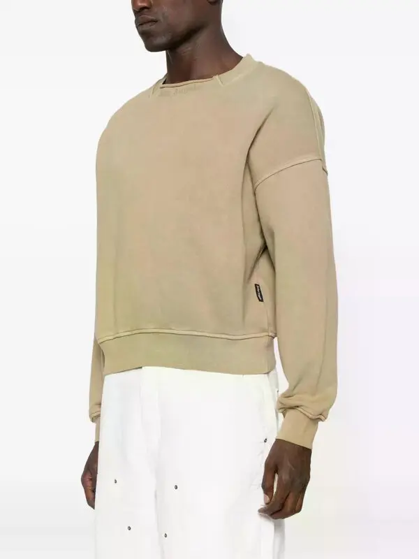 Palm Angels Crew-neck Cotton Sweatshirt