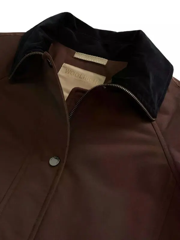 Woolrich Single-breasted Coat - Brown