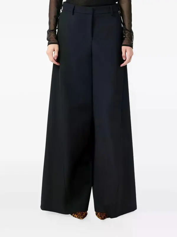 Blumarine Wide-leg Panelled Trousers