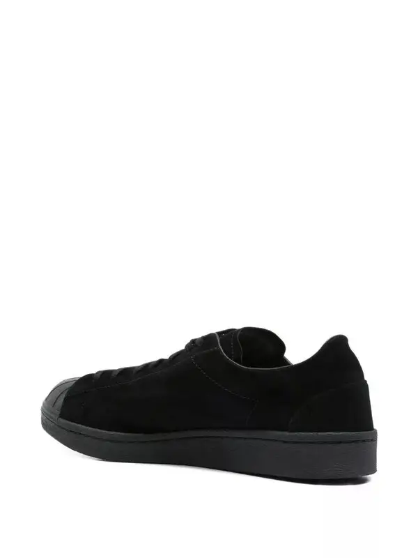 Y3 Suede Leather Sneakers - Black