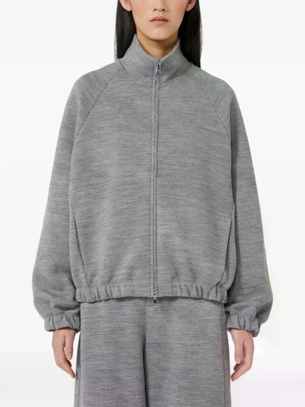Max Mara Zip-front Pocket Sweater