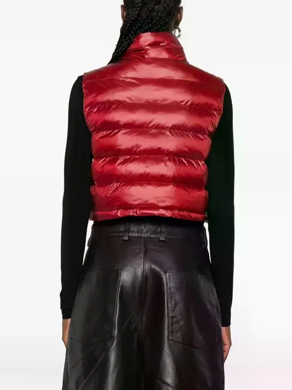 Patrizia Pepe Quilted High-neck Padded Gilet