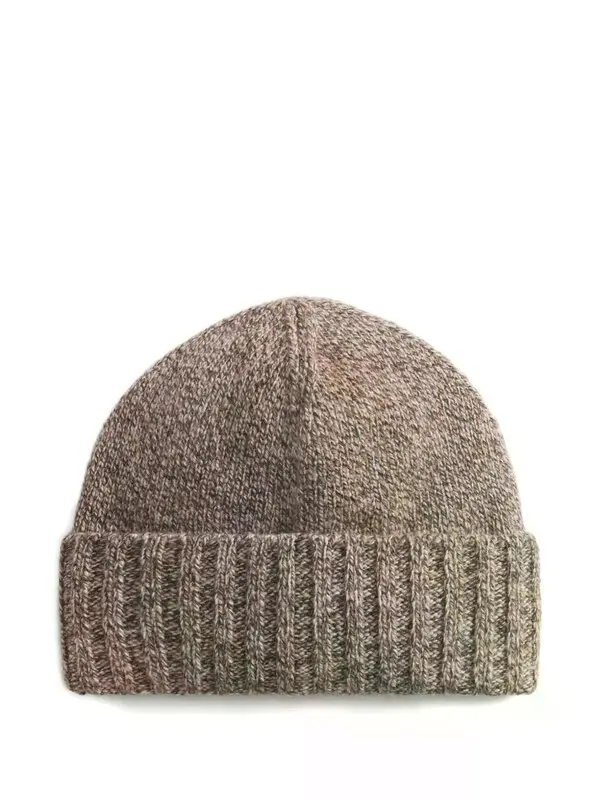 Woolrich Ribbed Brim Beanie - Neutrals