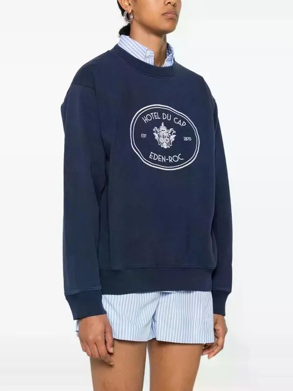 Sporty & Rich Eden-roc Crest Sweatshirt