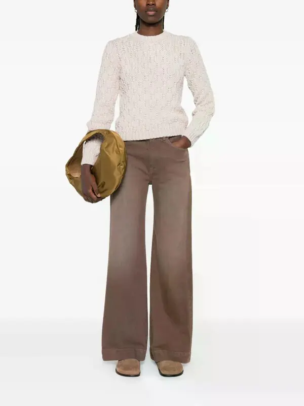 Moncler Textured Wool Knit Sweater