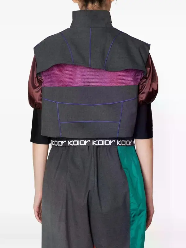 Kolor Mesh Panelled Jacket