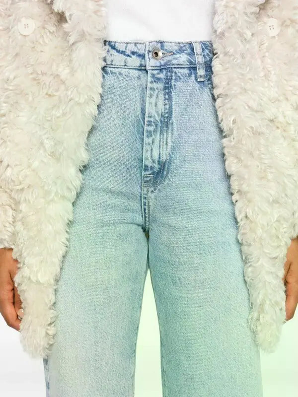 Patrizia Pepe High Waist Straight Leg Jeans